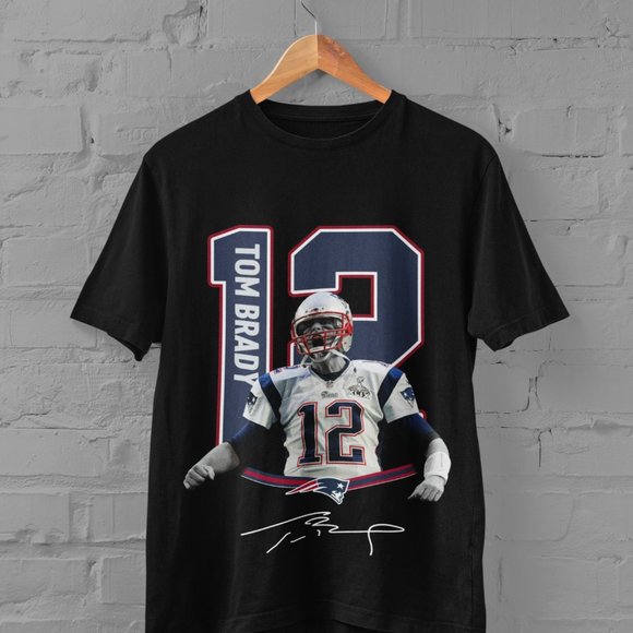 Tops | Tom Brady Shirt 9s Vintage X Bootleg Style Rap Tee T Shirt ...